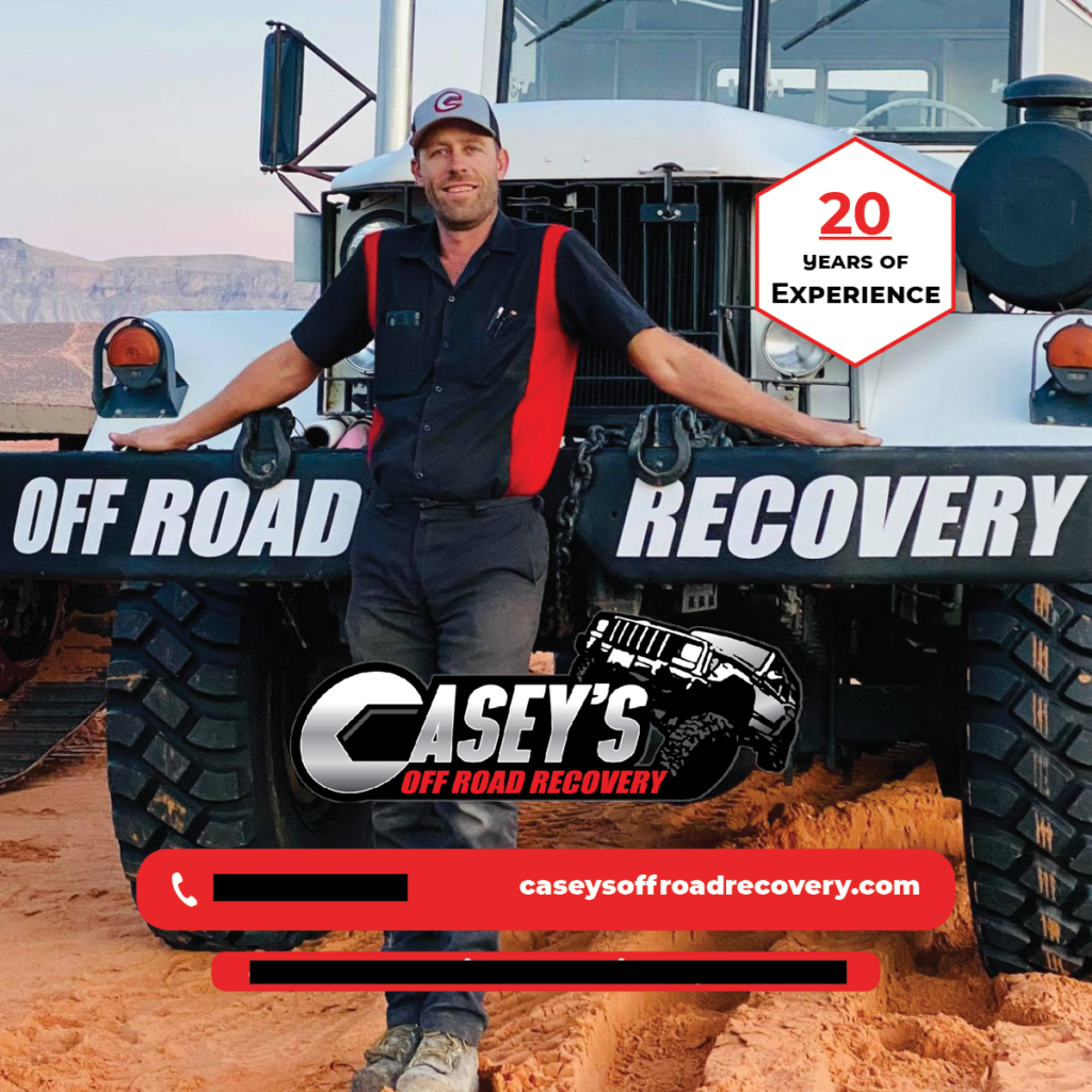 Casey's Off Road Recovery Flyer Ad | Artistic Spin